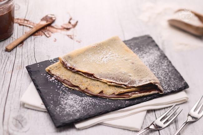 Nutella Crepes Italian Recipes By Giallozafferano