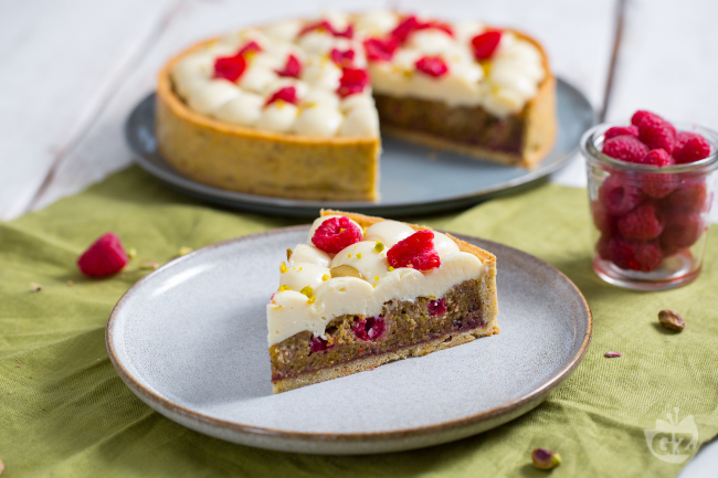 Pistachio Tart with Yogurt Namelaka Cream Recipe
