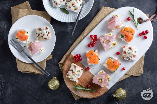 Trio of canapés - Italian recipes by GialloZafferano