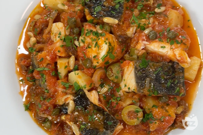 Baccalà alla ghiotta (Sicilian-style cod stew) - Social bites