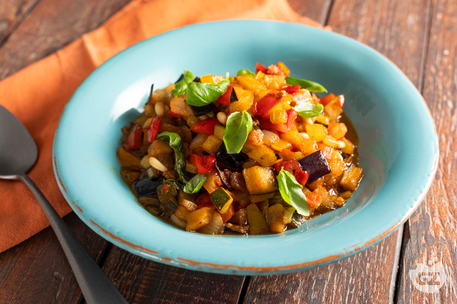 Vegetable Caponata - Italian recipes by GialloZafferano