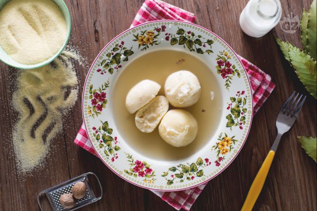 Semolina Dumplings - Italian recipes by GialloZafferano