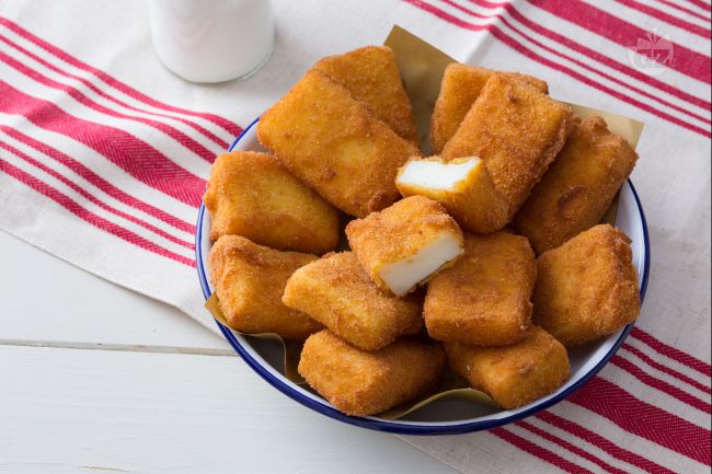 Fried milk - Italian recipes by GialloZafferano