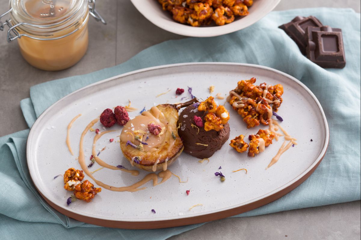 Pears and Chocolate with Salted Caramel - Italian recipes by ...