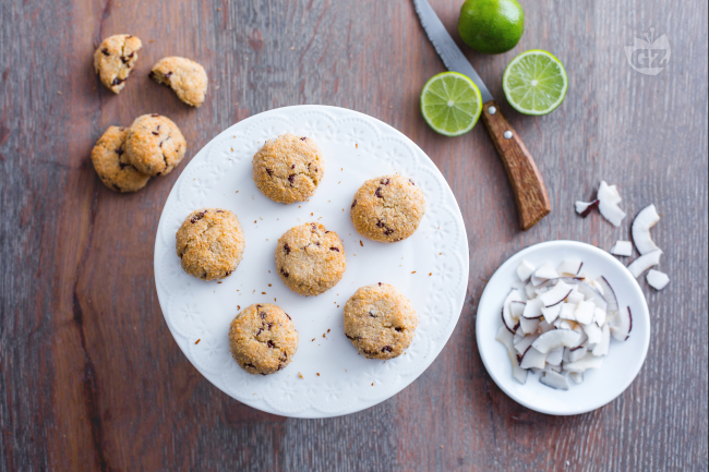 Coconut and Lime Cookies - Italian recipes by GialloZafferano