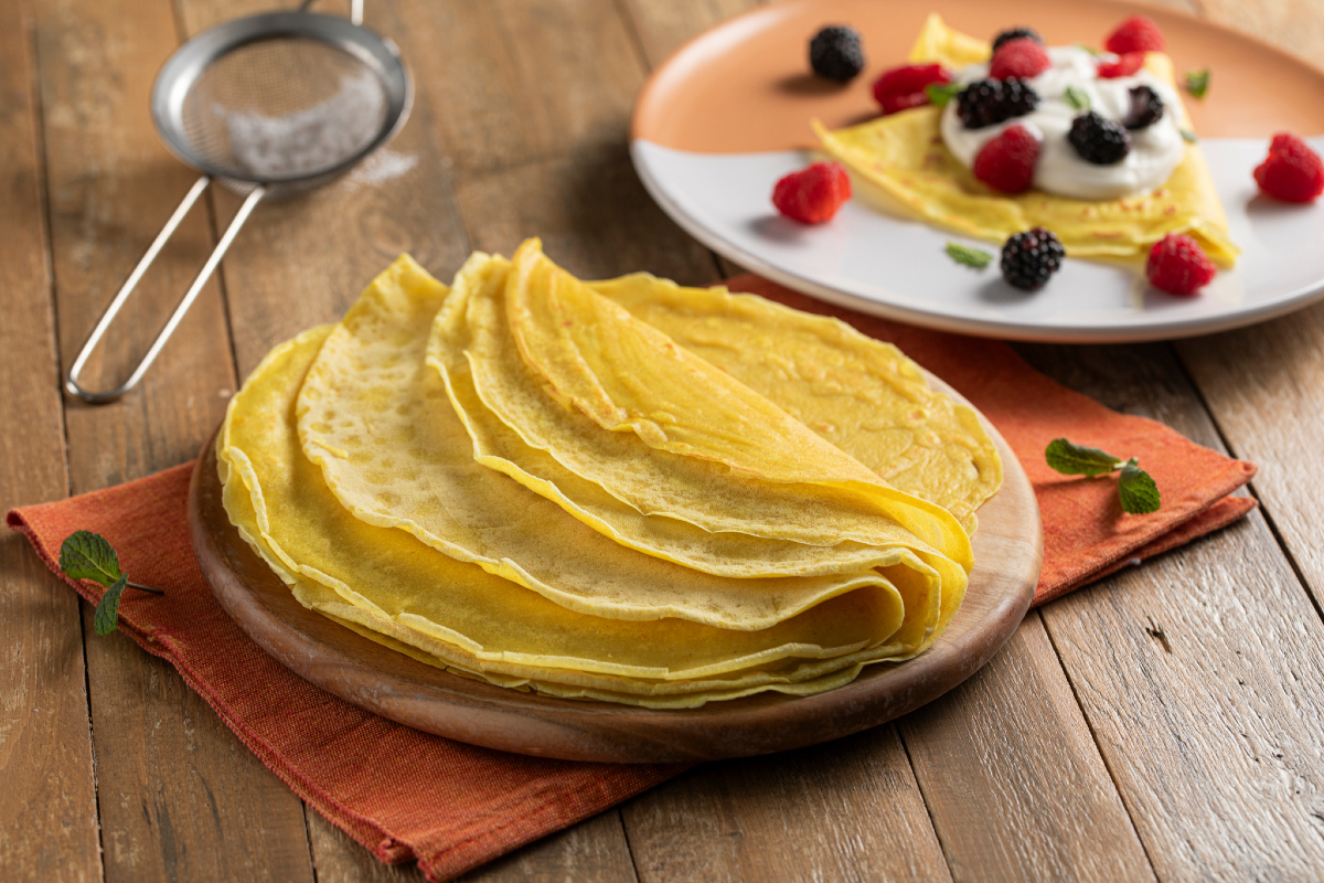 Crepe without eggs - Italian recipes by GialloZafferano