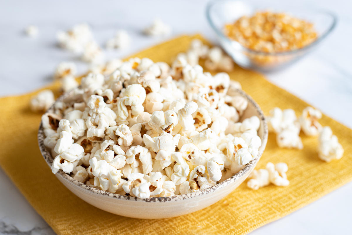 Homemade popcorn