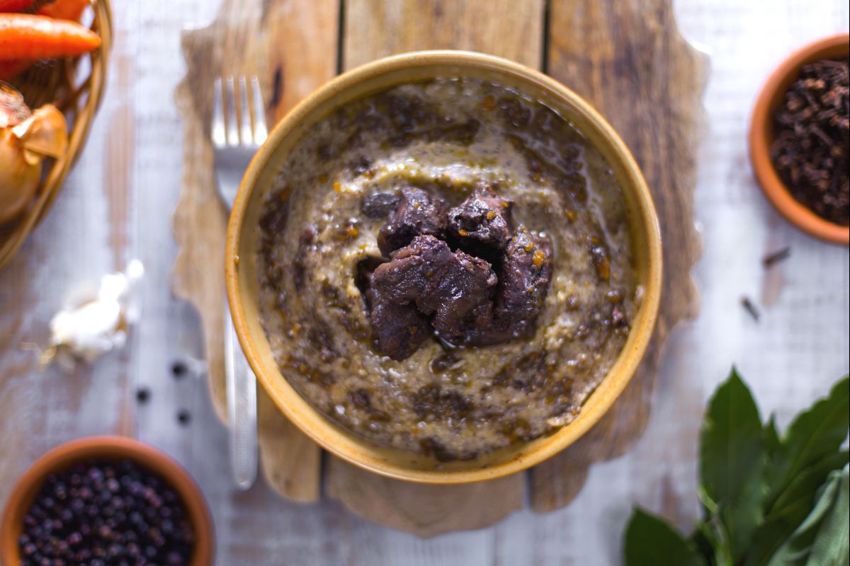 Venison Stew with Buckwheat Polenta - Italian recipes by GialloZafferano